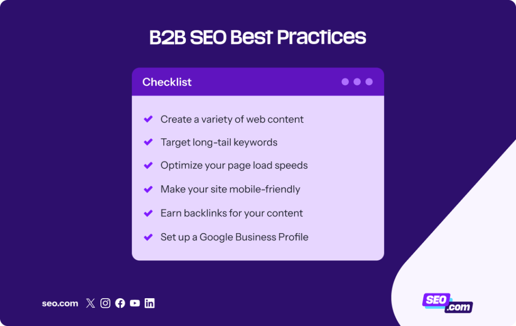 B2B SEO: Best SEO Practices for B2B Companies