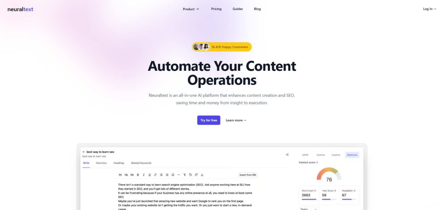 25 Best AI SEO Tools (+ How to Use AI for SEO in 2025)